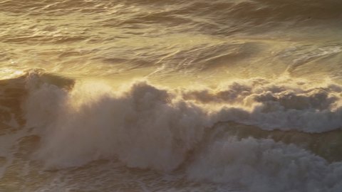 Sustainable Renewable Energy Hydro Power Wave Stock Footage Video (100% ...