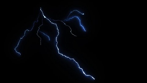 Lightning High Definition 4k Resolution Stock Footage Video (100% ...