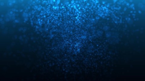 Abstract Blue Cool Particles Motion Background Stock Footage Video (100 ...