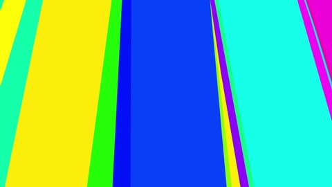 Neon Color Shapes Flickering Experimental Screensaver Stock Footage ...