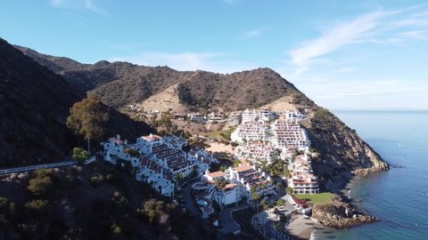 Hamilton Cove Catalina Island Exclusive Villas Stock Footage Video (100 ...