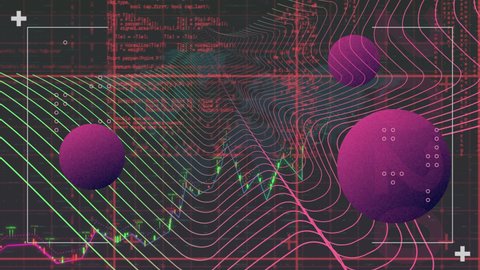 Animation Graphical Infographic Interface Rotating Globe Stock Footage Video (100% Royalty-free ...