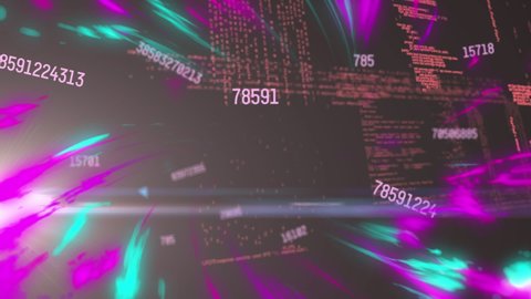 Animation Digital Programming Language Numbers Abstract Stock Footage Video (100% Royalty-free ...