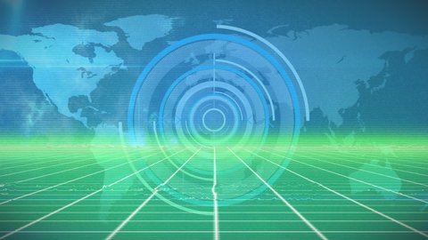 Animation Graphical Scope Scanning Timer Moving Stock Footage Video (100% Royalty-free ...