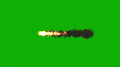 Fire Stream Motion Graphics Green Screen Stock Footage Video (100% ...