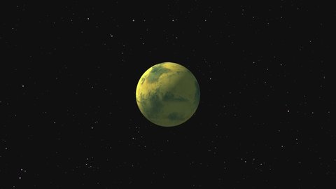 Mars Planet Texture Animated Sphere 3d Stock Footage Video (100% ...