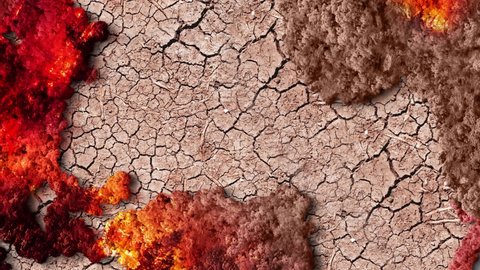 World Climate Change 3d Concept Global Stock Footage Video (100% ...