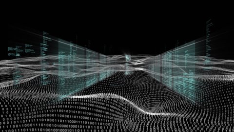 Animation Digital Watch Binary Codes Moving Stock Footage Video (100% Royalty-free) 1092978283 ...