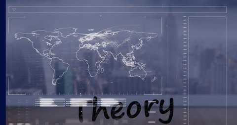 Animation Graphical Infographic Interface Screen Map Stock Footage ...