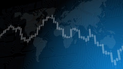 Fake Stock Market Tickers Graphs Charts Stock Footage Video (100% ...