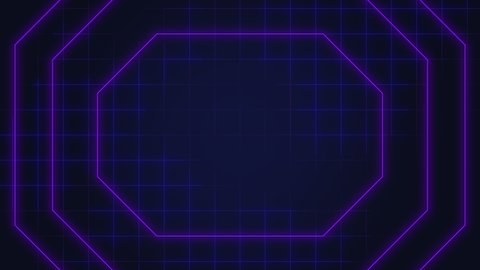 Digital Computer Screen Lines Grid Motion Stock Footage Video (100% ...