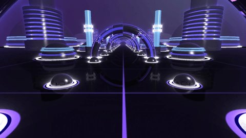 Futuristic Path Digital Technology Footage Stock Footage Video (100% ...