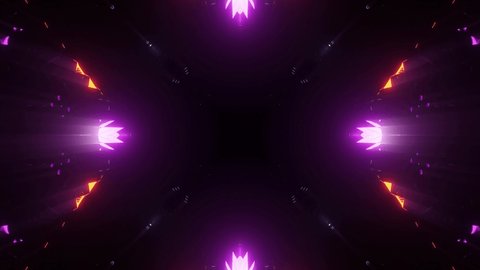 Glowing Visual Effect Motion Design Stock Footage Video (100% Royalty ...