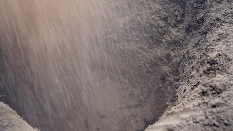 Ashes Poured Into Prepared Pit Future Stock Footage Video (100% Royalty ...