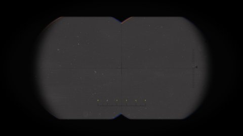 Binocular View Overlay Alpha Channel View Stock Footage Video (100% ...