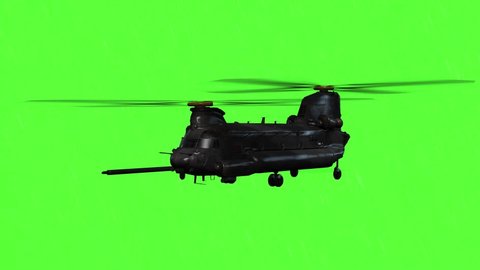 Super Cool Military Chopper Animation Stock Footage Video (100% Royalty ...