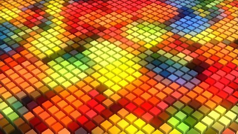 Color Glow Animated Background Wave Motion Stock Footage Video (100% ...