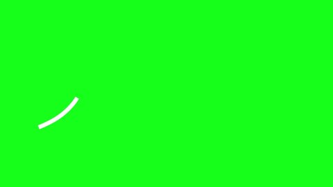 Diagonally Moving Line Animation Green Screen Stock Footage Video (100% ...