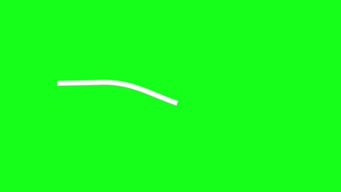 Diagonally Moving Line Animation Green Screen Stock Footage Video (100% ...