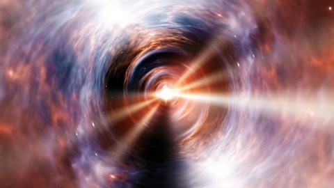 Abstract Loop Interstellar Flight Time Travel Stock Footage Video (100% ...