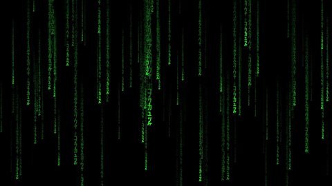 Matrix Code Effect Into Matrix Apt Stock Footage Video (100% Royalty ...
