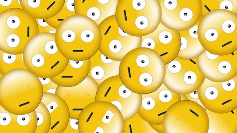 Animation Emoticons Falling Over Like Social Stock Footage Video (100% ...