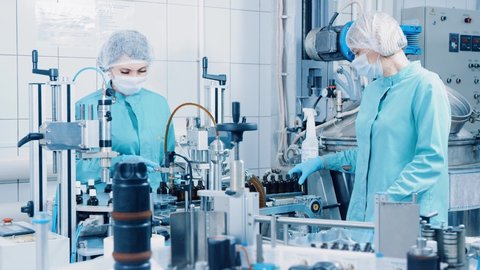 4k Women Work On Packaging Line Stock Footage Video (100% Royalty-free ...