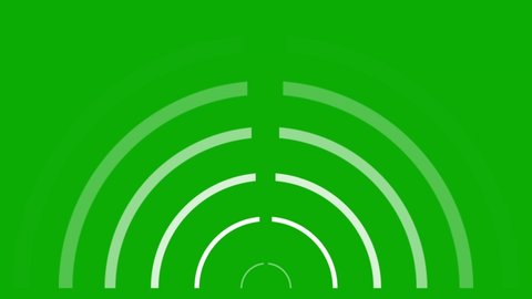 Arc Waves Motion Graphics Green Screen Stock Footage Video (100% ...