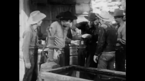 Circa 1952 This Western Film Ranch Stock Footage Video (100% Royalty ...
