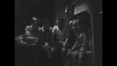 Circa 1944 American Soldiers Enjoy Smoking Stock Footage Video (100% ...