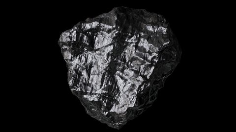 Realistic Looping 3d Animation Piece Graphite Stock Footage Video (100% ...