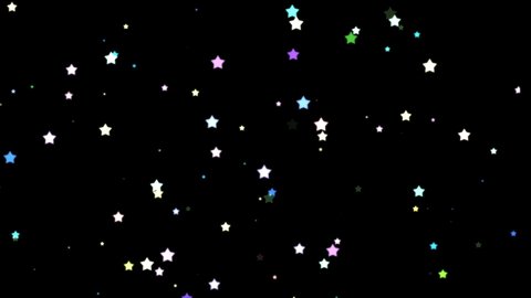 Twinkling Starshaped Loop Animation Background Stock Footage Video (100 ...