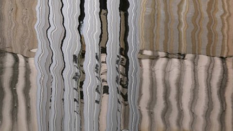 Grey Beige Ripples Grey Beige Colour Stock Footage Video (100% Royalty ...