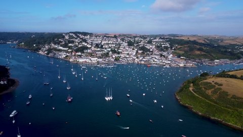 Salcombe Harbour Sunrise Beautiful English Coastal Stock Footage Video ...