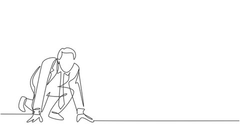 Animated Self Drawing Continuous Line Draw Stock Footage Video (100% ...