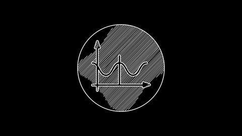 White Line Graph Schedule Chart Diagram Stock Footage Video (100% ...