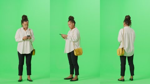 Three Split Green Screen Background Beautiful Stock Footage Video (100% ...