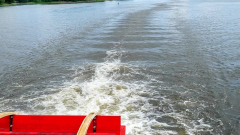 Mississippi River Water Being Churned By Stock Footage Video (100% ...