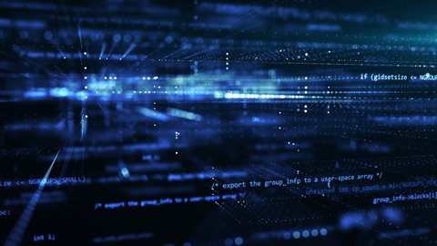 3d Programming Code Abstract Technology Background Stock Footage Video ...