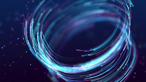 Abstract Background Blue Purple Particles Vortex Stock Footage Video ...