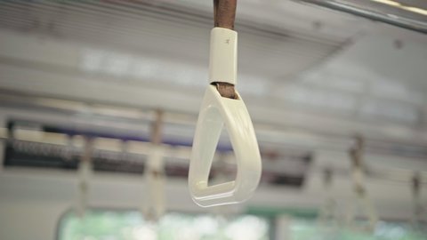 Handrails Inside Train Singapore Stock Footage Video (100% Royalty-free ...