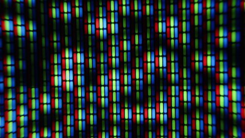 Extreme Closeup Television Pixels Static Texture Stock Footage Video ...