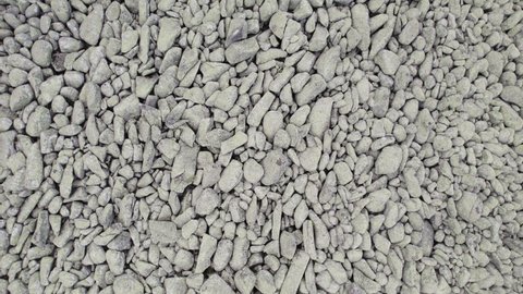 Top View Rotating Stone Rock Boulders Stock Footage Video (100% Royalty ...