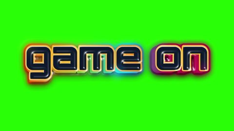 Start Game Video Footage On Green Stock Footage Video (100% Royalty ...