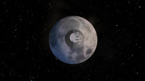 Apollo 11 Travel Moon 3d Animation Stock Footage Video (100% Royalty ...