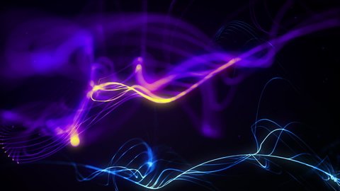 Dynamic Motion Abstract String Line Background Stock Footage Video (100 ...