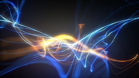 Dynamic Motion Abstract String Line Background Stock Footage Video (100 ...