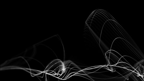 Dynamic Motion Abstract String Line Background Stock Footage Video (100 ...