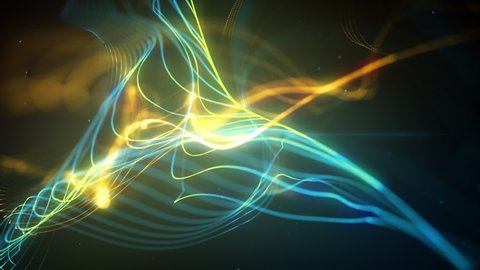 Dynamic Motion Abstract String Line Background Stock Footage Video (100 ...