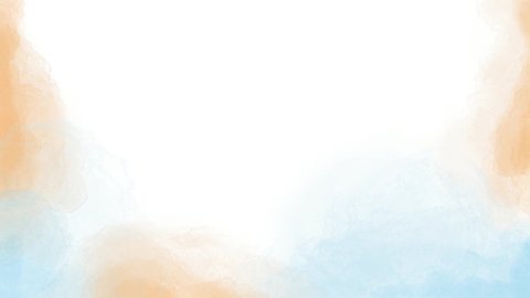 Clear Watercolor Animation Background Brown Blue Stock Footage Video ...